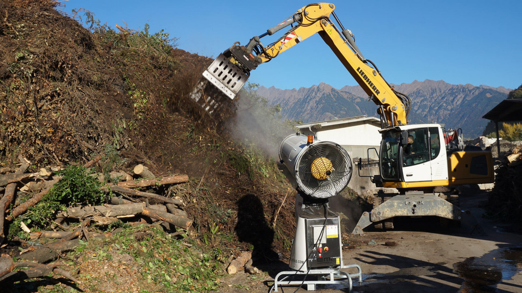 Odor control in composting and recycling