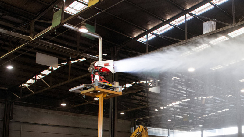 Recycling plants and landfills fire fighting