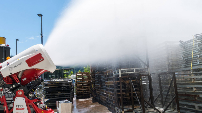 Stationary Fire Protection with the Firefighting Turbine FT10-e