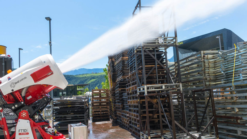 Stationary Fire Protection with the Firefighting Turbine FT10-e