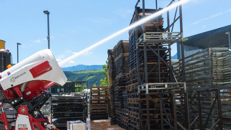 Stationary Fire Protection with the Firefighting Turbine FT10-e