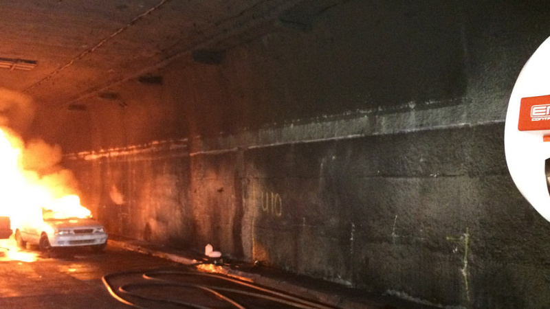Fire fighting in tunnels and metro shafts