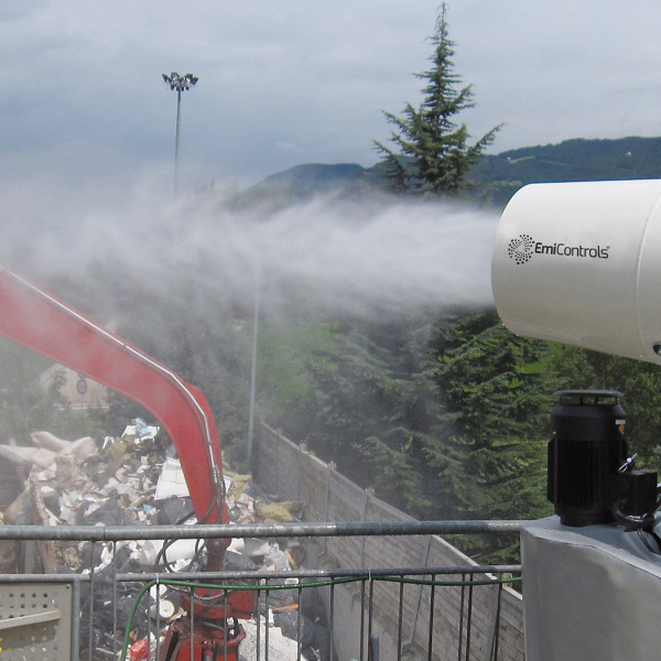 EmiControls - Dust suppression and fire fighting with water mist