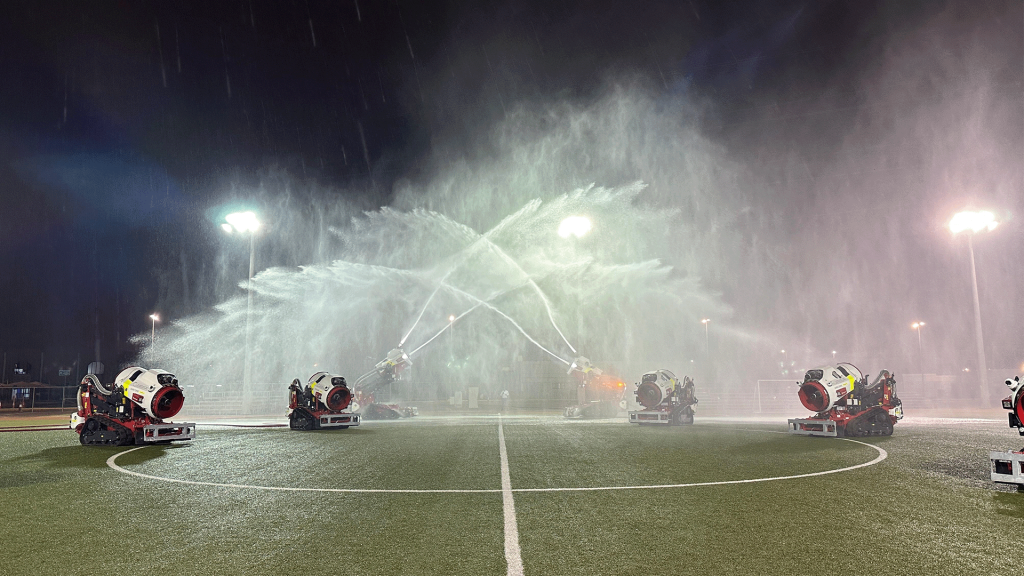 Magirus AirCore TAF Firefighting Robots Handover and Training for Saudi ...