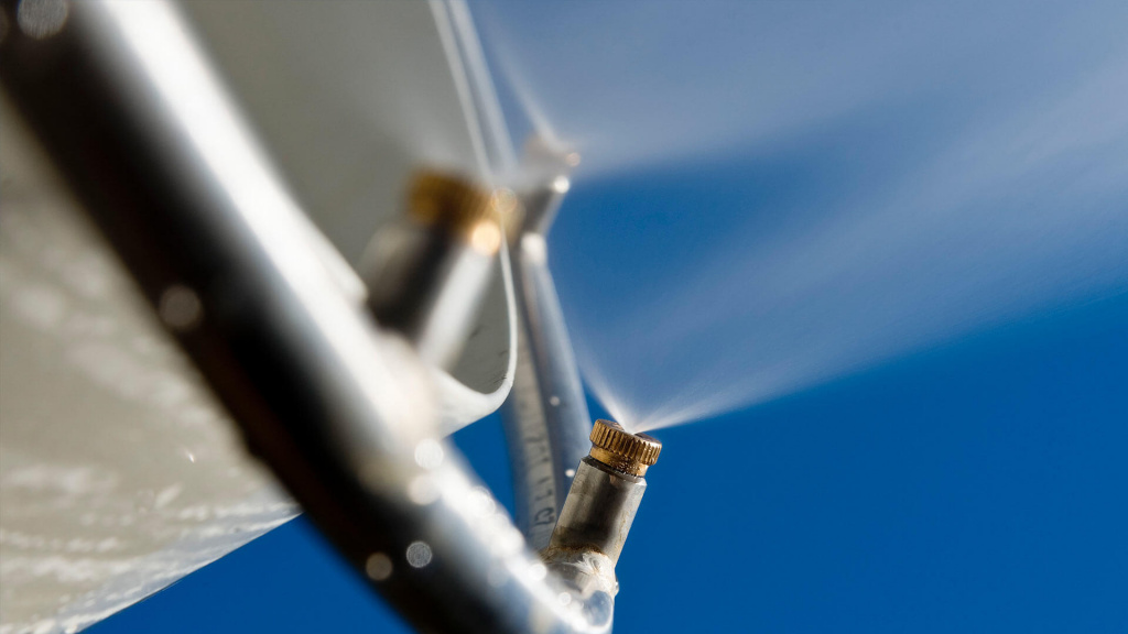 Biological odor control with turbine