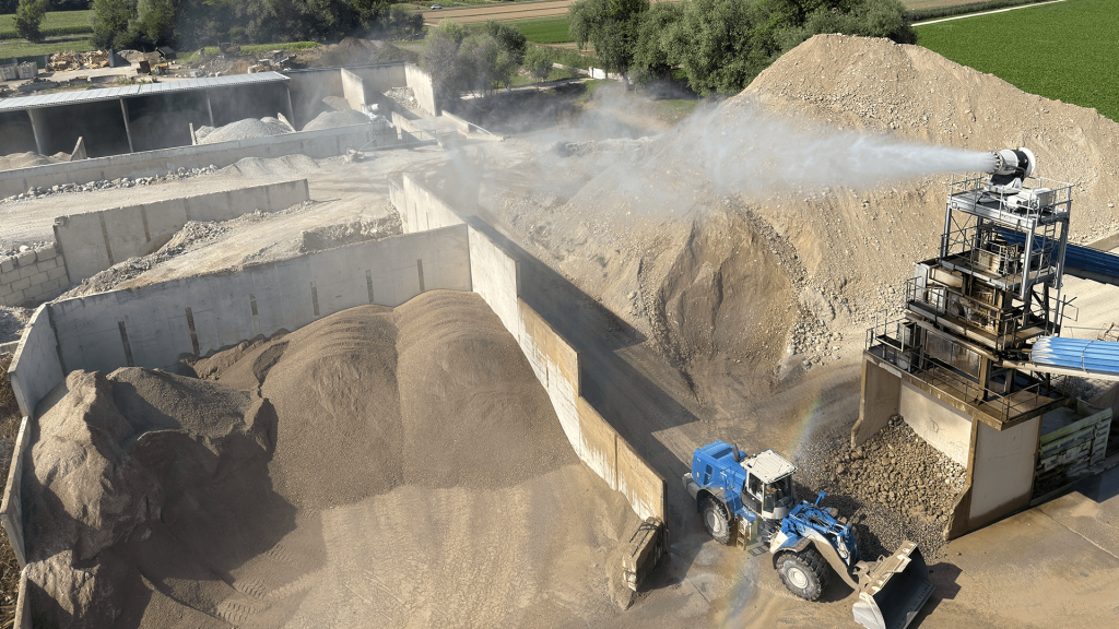 For better air quality: KIBAG Beton project - dust control from ...