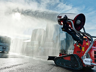 Firefighting with water mist – firefighting turbines